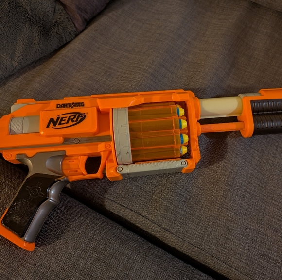 Nerf | Toys | Nerf Fury Fire Dart Tag Blaster Toy Gun | Poshmark